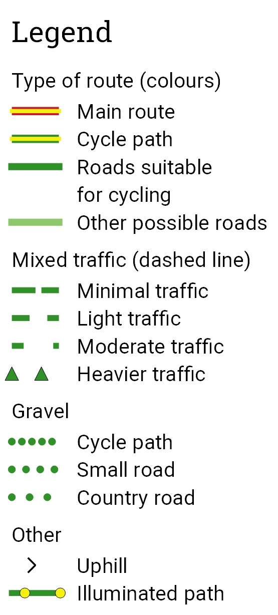 About the cycle map – Lunds Naturskyddsförening